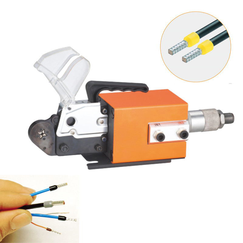 Pneumatic ferrules crimpper tool